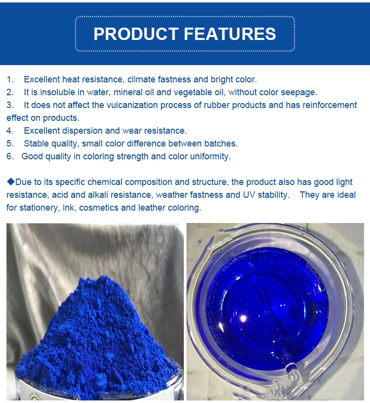 Prussian Blue Pigment Iron Oxide Pigment Inorganic Pigment Blue 27 ...