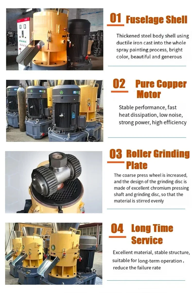 Diesel Engine Type Biomass Wood Sawdust Pellet Machine Pelletizer ...