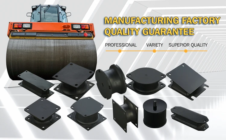 Roller Drum Antivibration Mount Rubber Buffer Shock Absorber D240x76 Oval