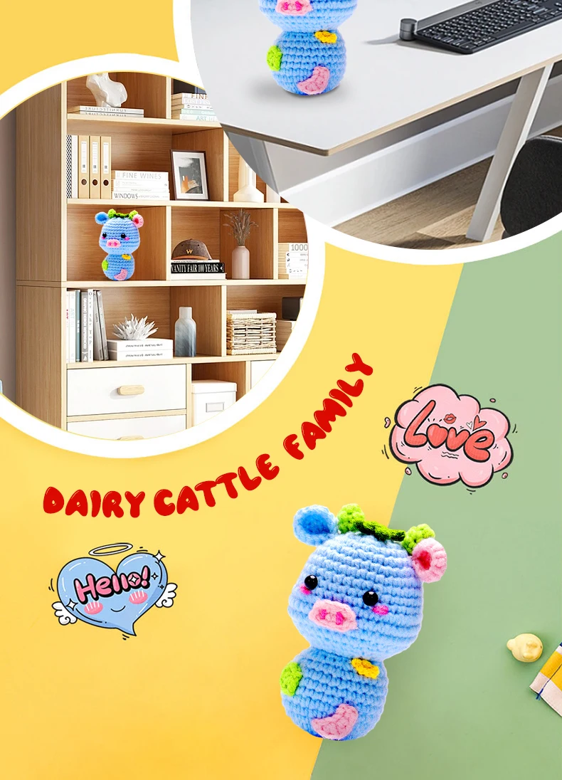 High Quality Yilan Diy Kit Crochet Personal Handmade Crochet Amigurumi ...