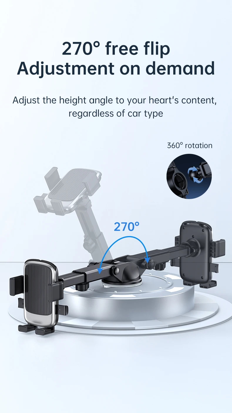 Flexible Phone Holder for Car - Adjustable & Waterproof