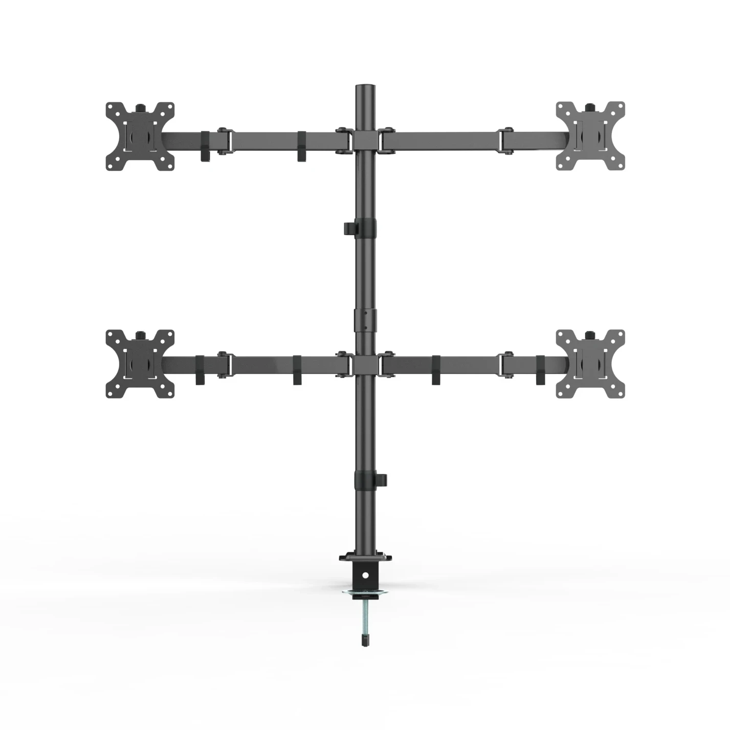 Monitor Arm Stand Up Desk Mount Extra Tall 32 Inch Pole Heavy Duty ...