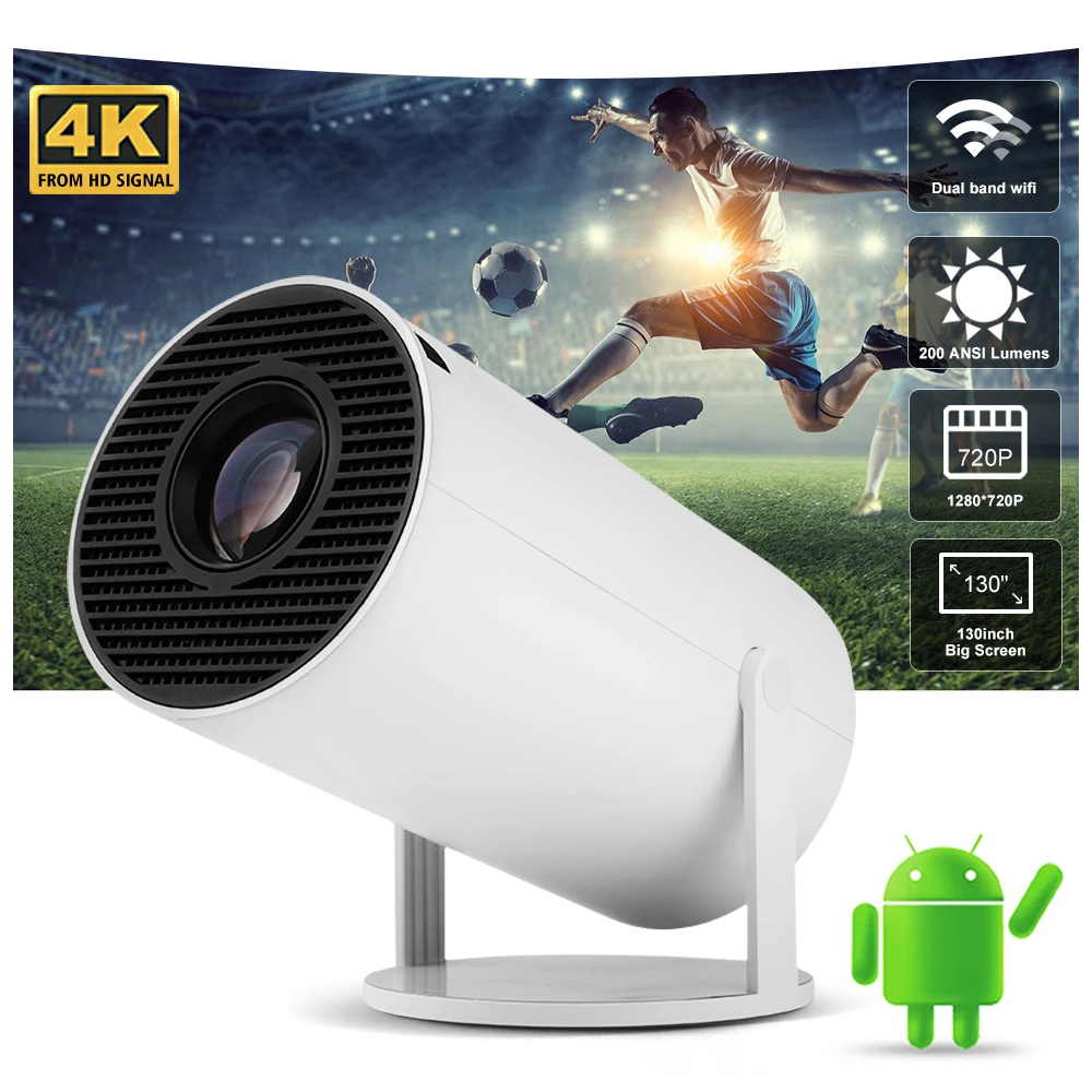 Hy300 Projector Android 11 4k Projector Wifi6 Hy300 Allwinner H713 ...