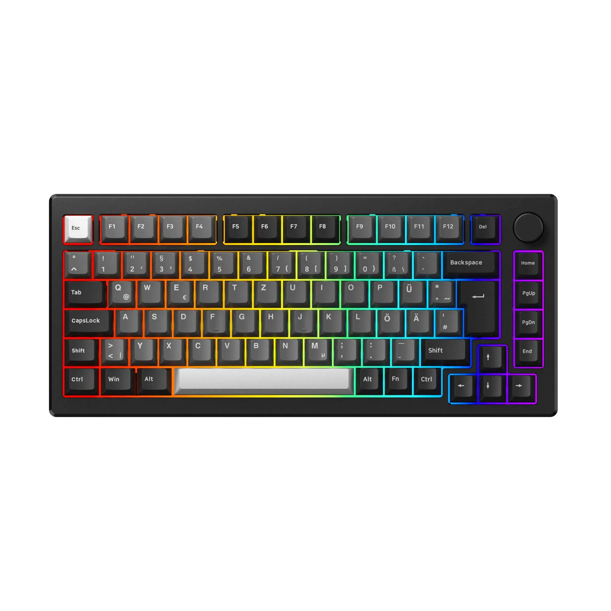 Akko Mod 007b He Iso Magnetic Yellow Switches Rgb Backlit Professional ...