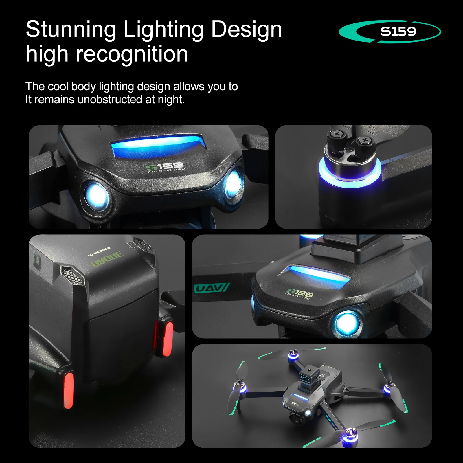 HOSHI S159 GPS Drone - 8K Aerial Photography & Obstacle Avoidance