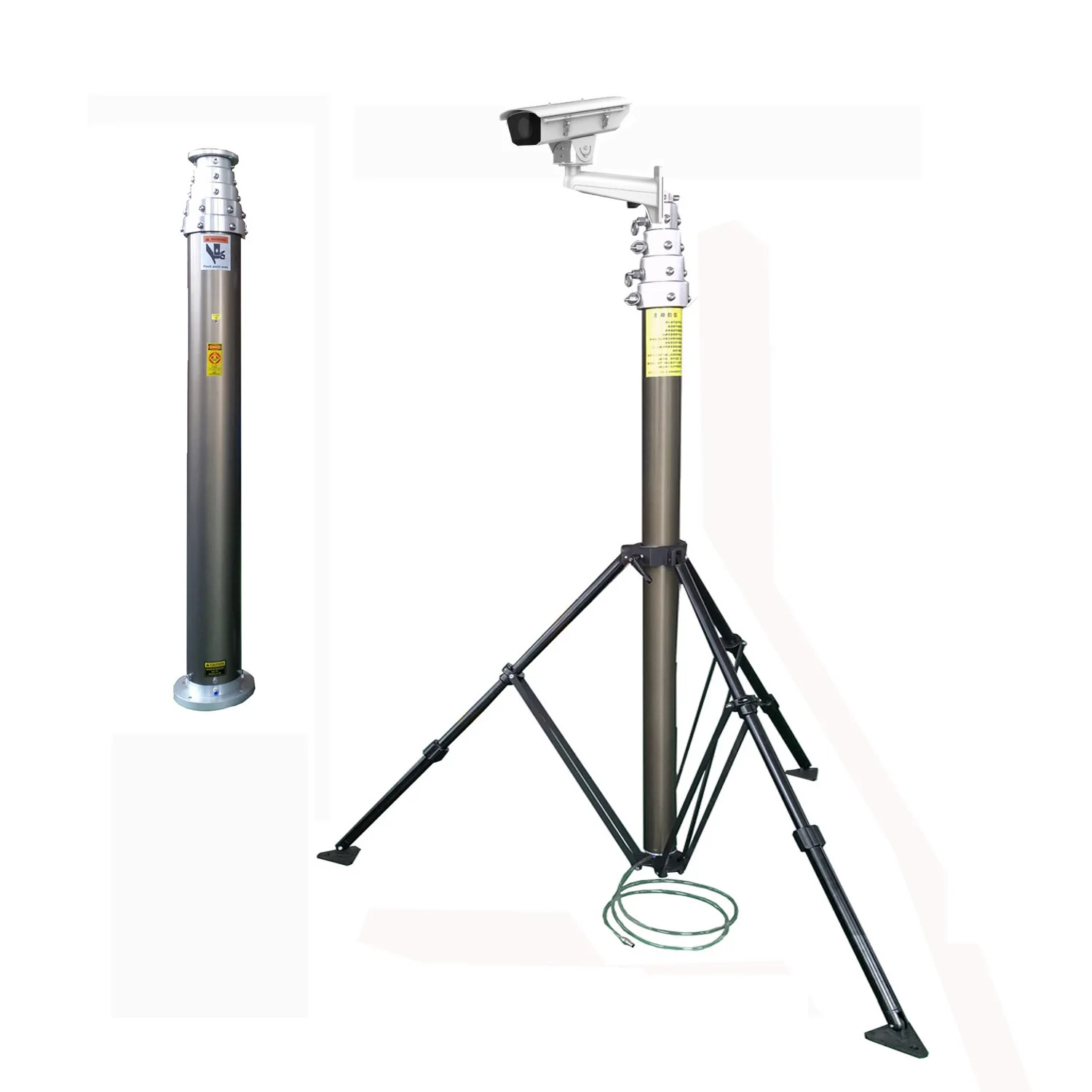 Pneumatic Telescopic Mast for Antenna Support Tower