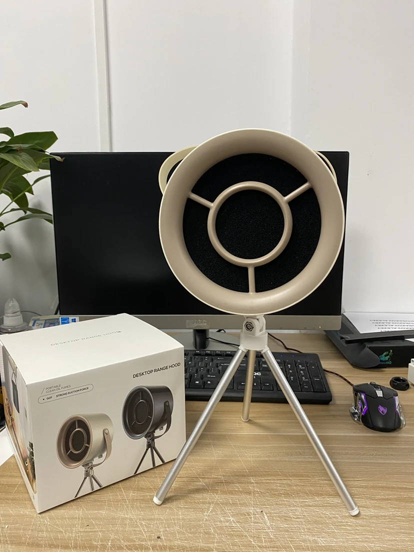 Usb Charging Desktop Range Hoods Portable Exhaust Fan Small Kitchen ...