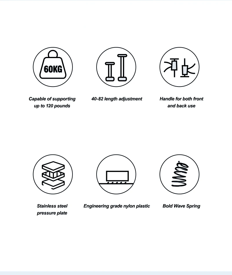 Adjustable Heavy Duty Level Support Rod Extension Support Pole ...