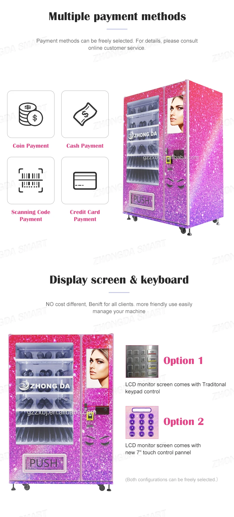 Wholesale Automatic Clothing Vending Machine With Free Custom Design ...