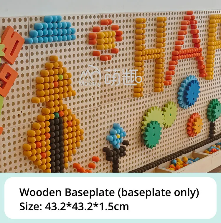 Moetry Custom Design Kids STEM Wall Game - Building Panels