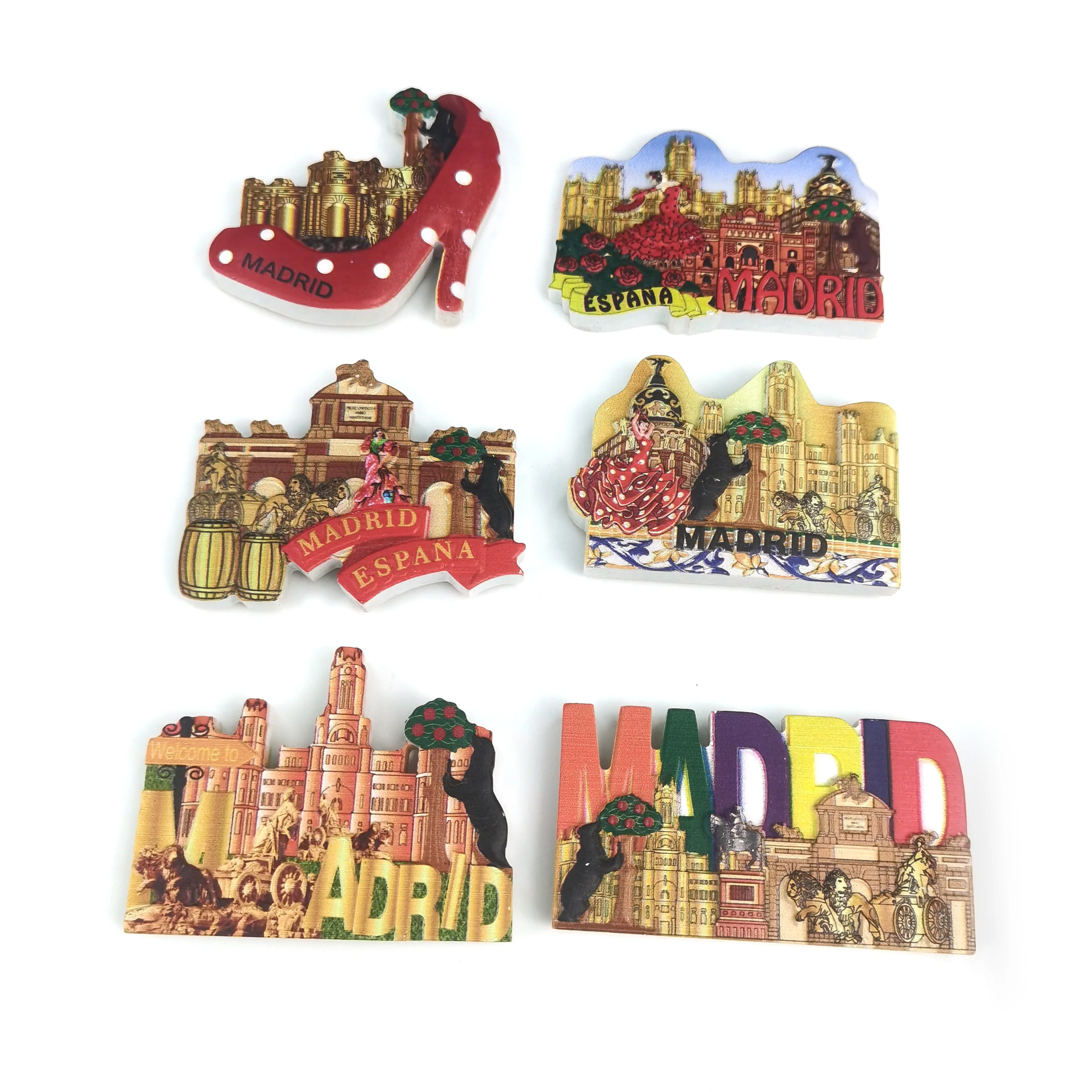 Wholesale Custom Resin Country City Spain Tourist Souvenir Madrid ...