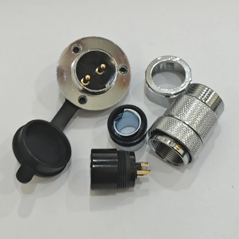 IP55 Waterproof Male Bus Connector GX25 Flange Aviation Plug Socket 2/3 ...