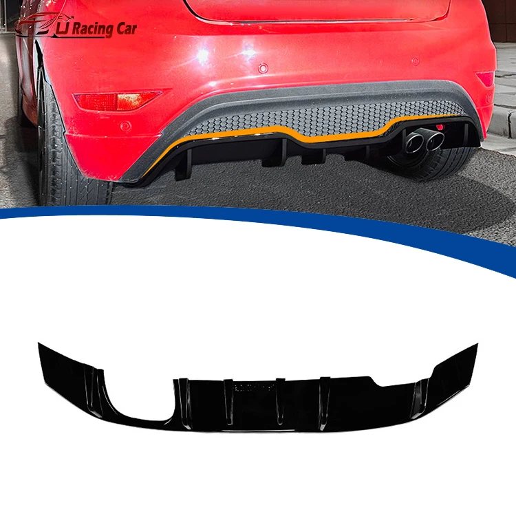 Car Accessories Shark Fin Rear Bumper Cover Trim Spoiler Lip Diffuser ...