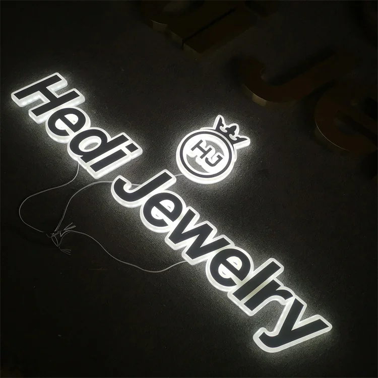 Letter Signage 3d Led Lighted Sign Frontlit Letters 3d Lighting Acrylic ...