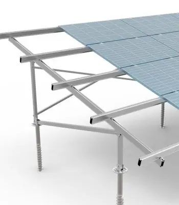 Aluminum Photovoltaic Solar Panel Ground Mounting System| Alibaba.com