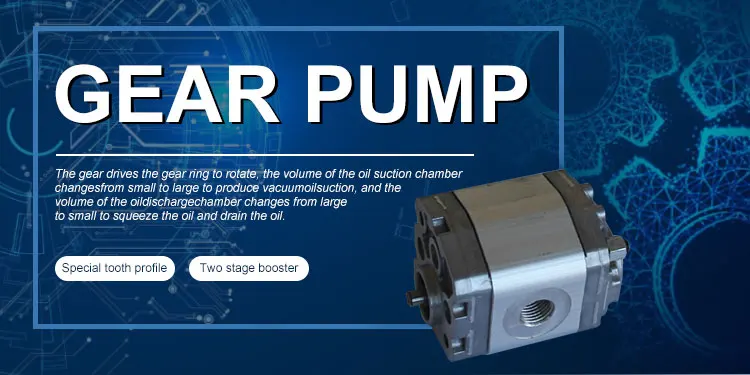Professional Gear Pump for Hydraulic Units - Mini Displacement