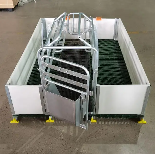 Pig Farm Farrowing Crate With Plastic Flooring And Slat Floor Animal ...