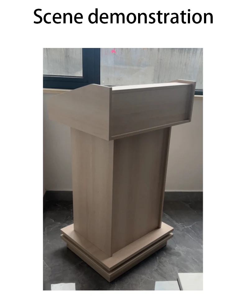 High Quality Rectangle Custom Church Podium Pulpit Rostrum Speech ...