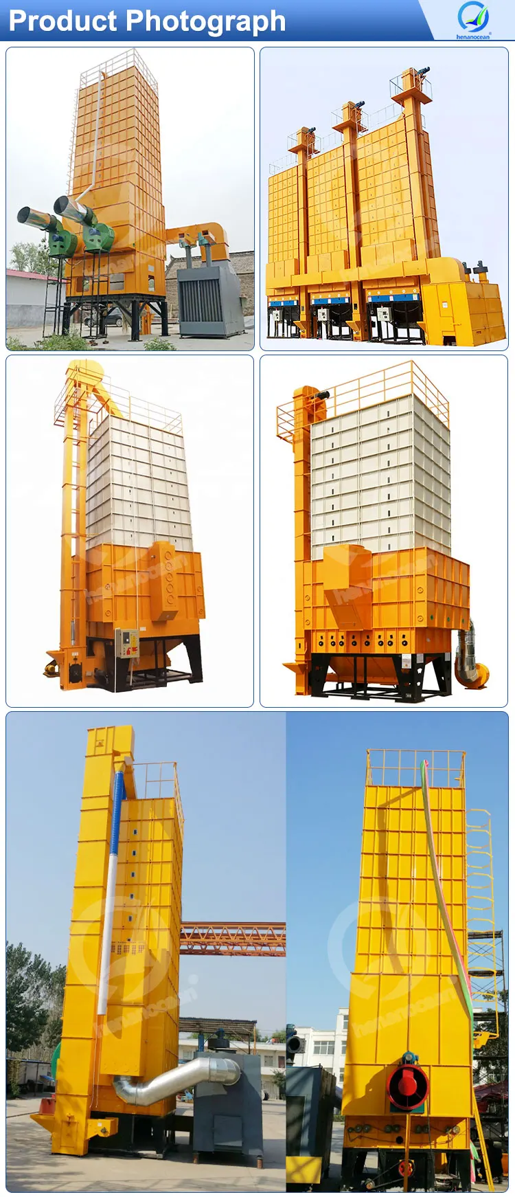 Professional Vertical Grain Dryer Machine Paddy Drying Machine Corn ...