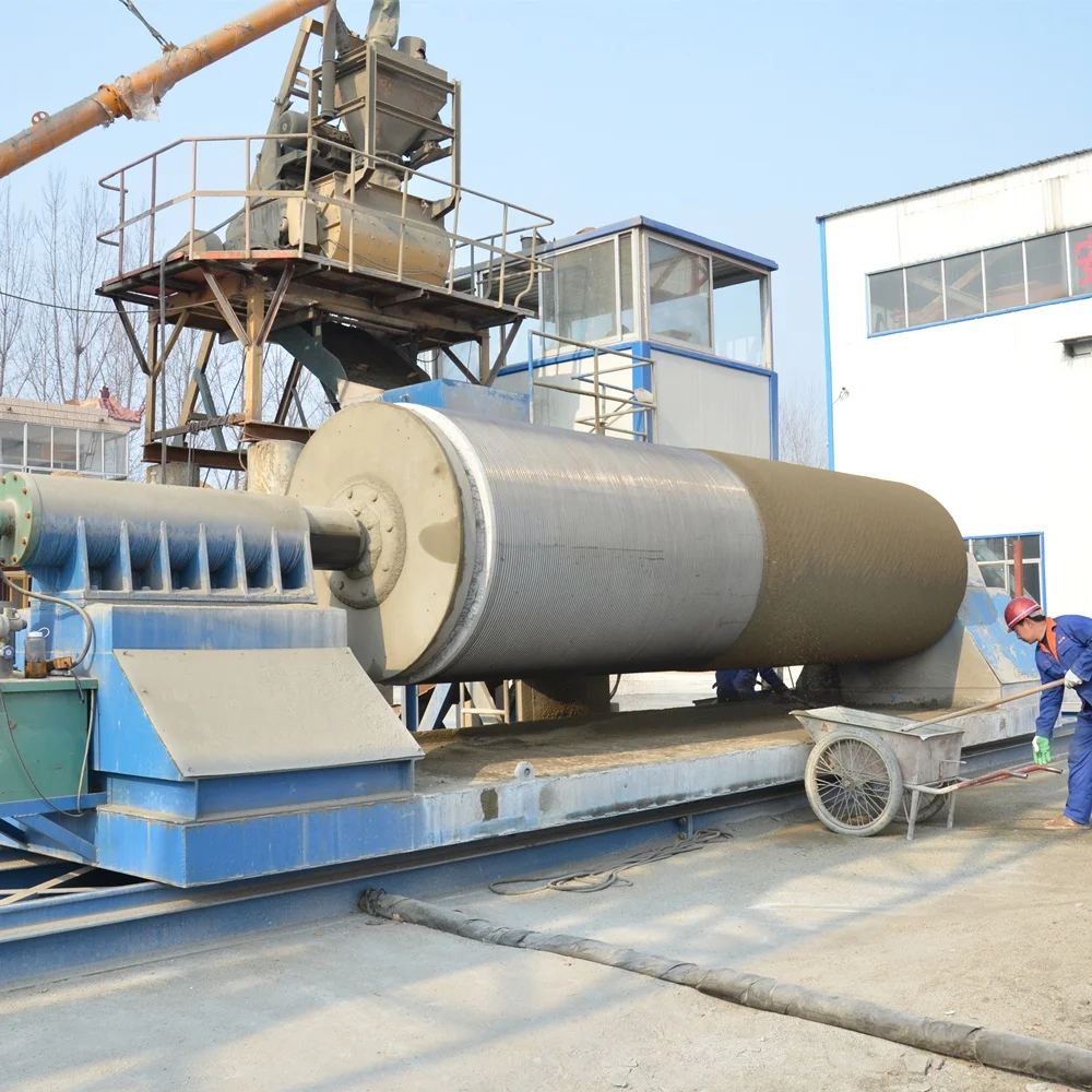 Precast RCP Reinforced Concrete Pipe Steel Wire Cage Welding Machine ...