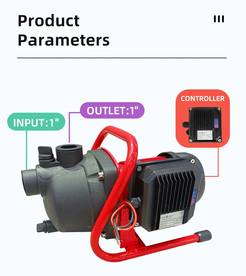 Handuro 18V 200W Centrifugal Pump - Efficient Solar Water Pump