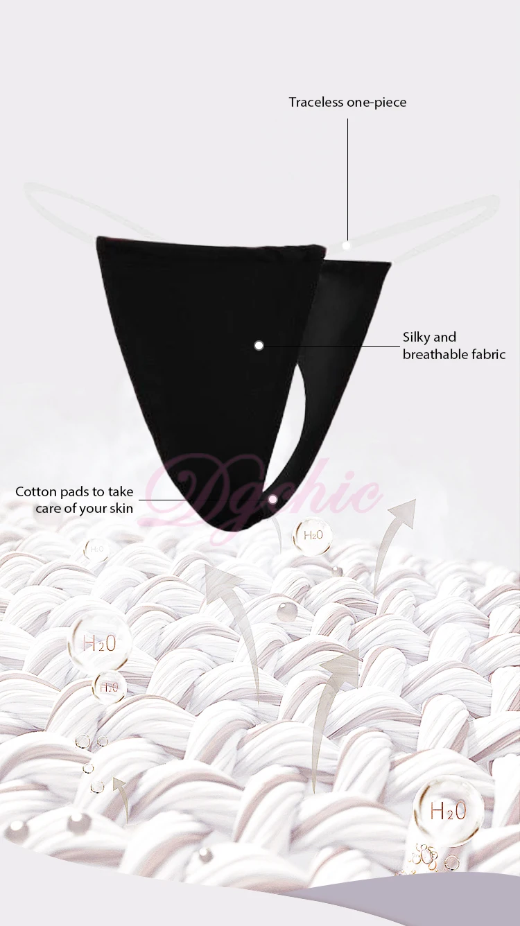 Dgchic Reusable Sexy T Back Panty C String Panties With Removable ...