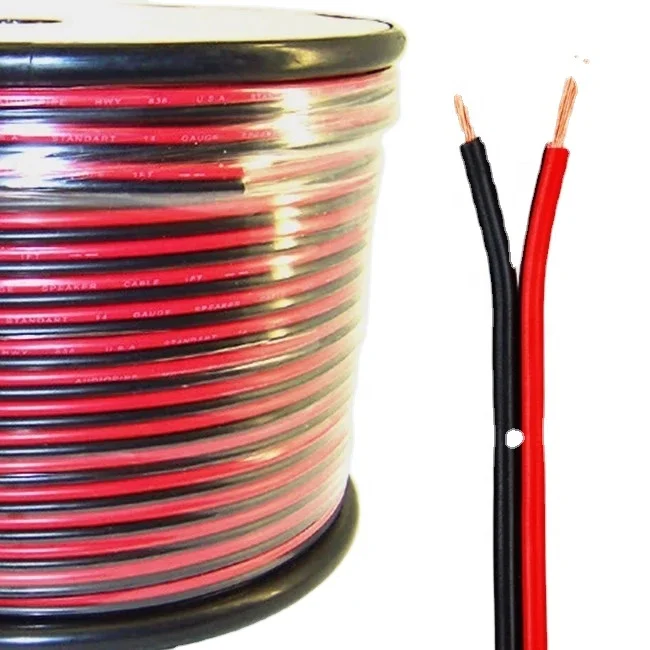 Red and black 2 core speaker cable in stocks| Alibaba.com