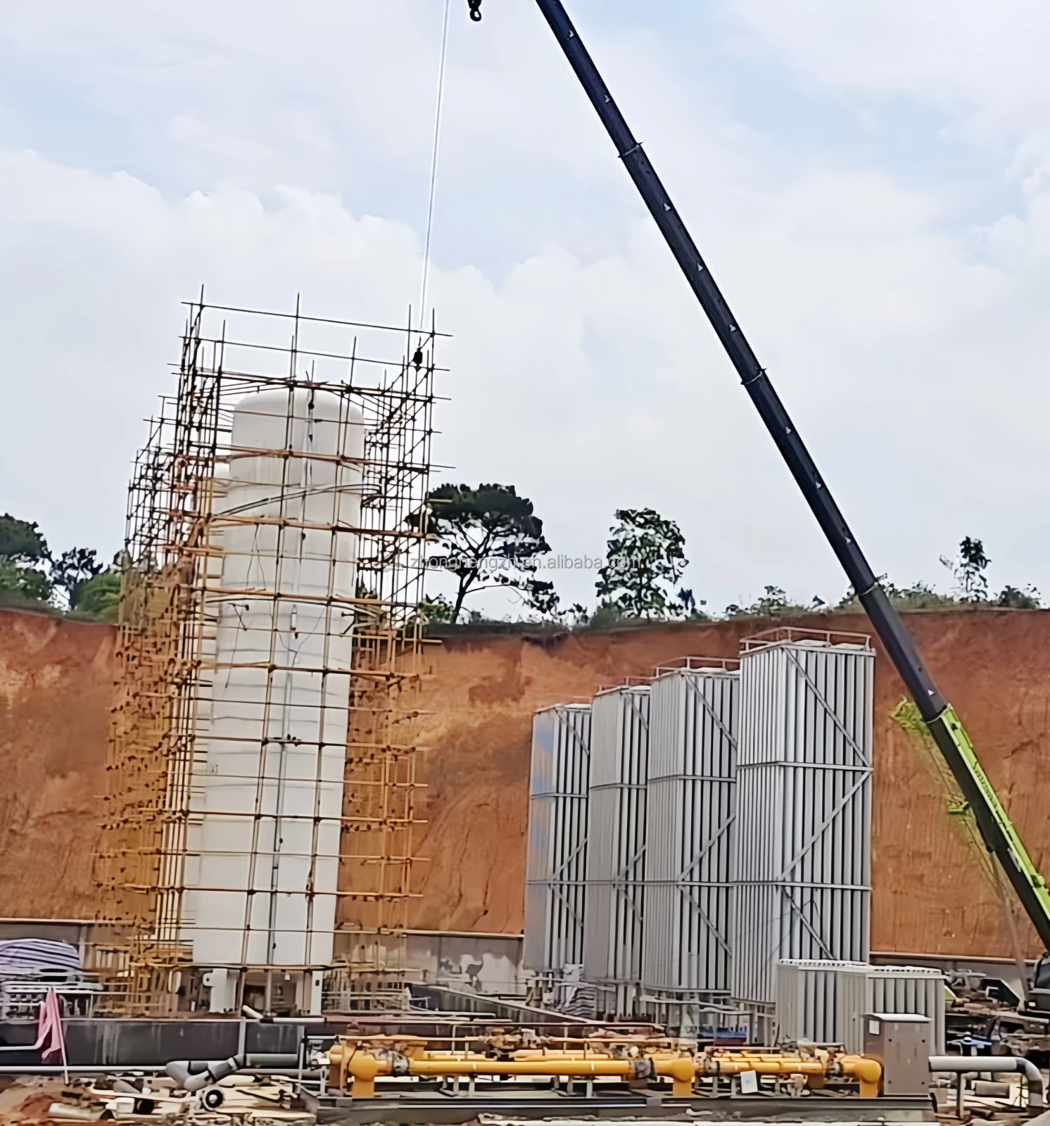 20ton Liquid Oxygen Tank Cryogenic Liquid Gas Storage tank As Oxygen ...