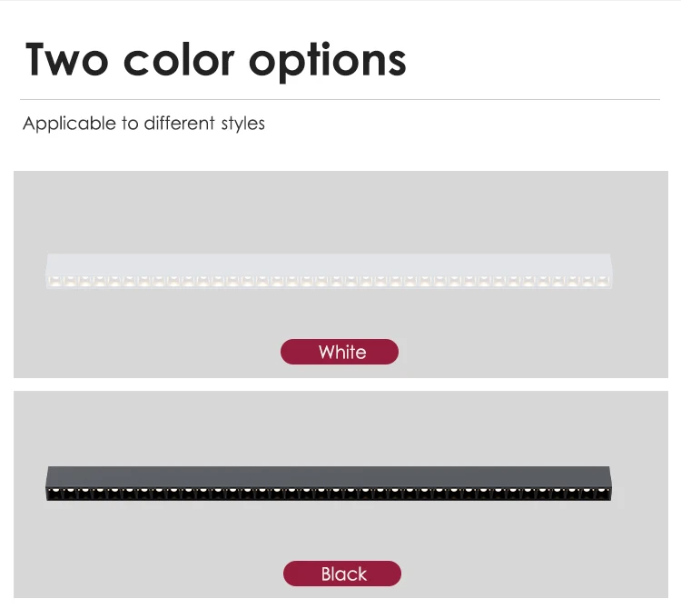 Office Linear Led Pendant Light Linear Led Tube Linear Led Suspended ...