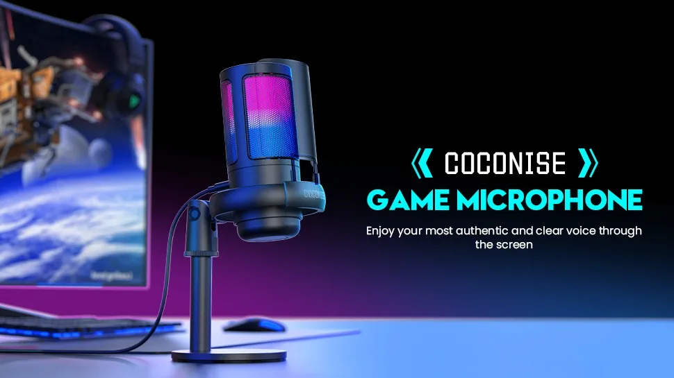 Csx A8 Ampligame Usb Studio Microphone Recording Condenser Podcast ...