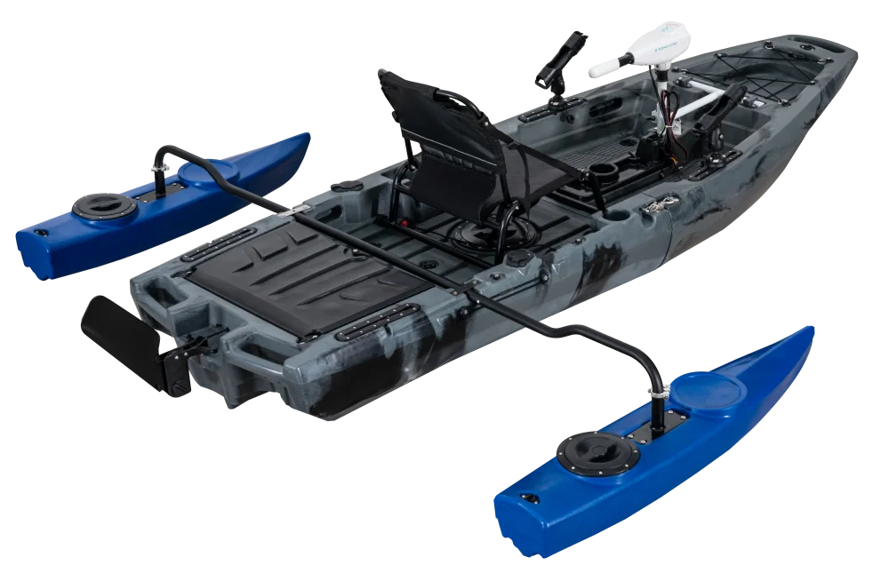 LSF 9ft Modular Pedal Drive Kayak - Easy Transport & Fishing