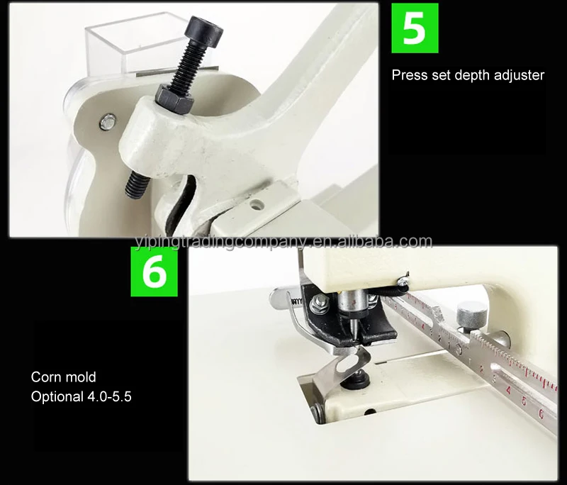 Long Arm Eyelet Machine for Paper Die Cutting & Eyelet Making, ODM
