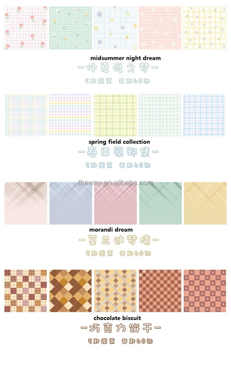 Simple Cute Kawaii Grid Notepad Memo Pads 200sheets - Buy Grid Note Pad ...