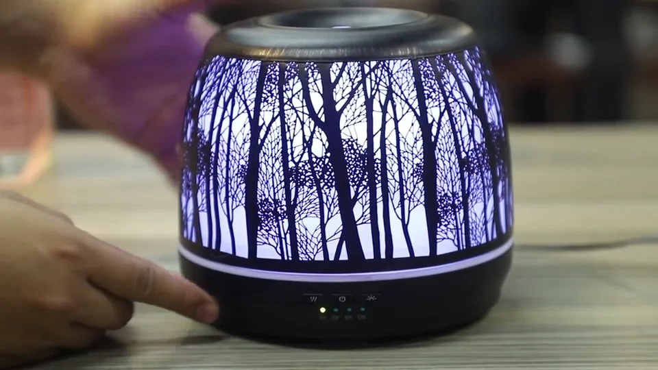 Big 500ml Innovative Household Led Colorful Essential Oil Diffuser ...