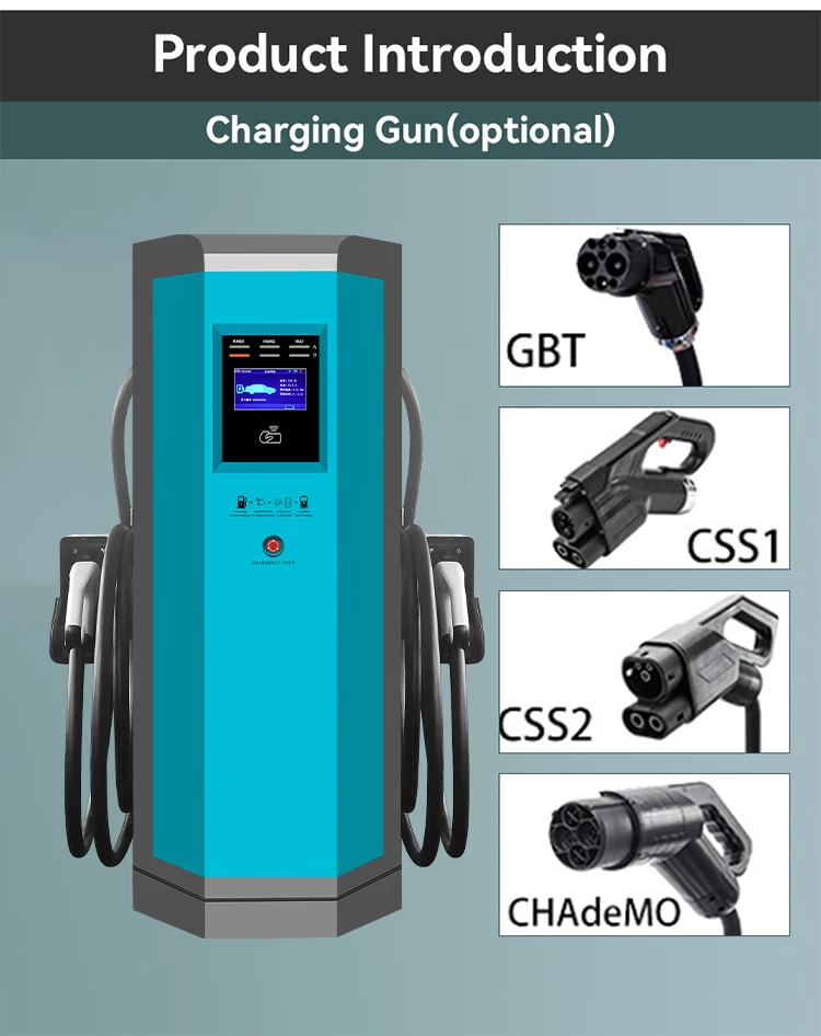 Electric Vehicle Dc Fast Ev Charger 180kw 240kw Floor Mounted ...