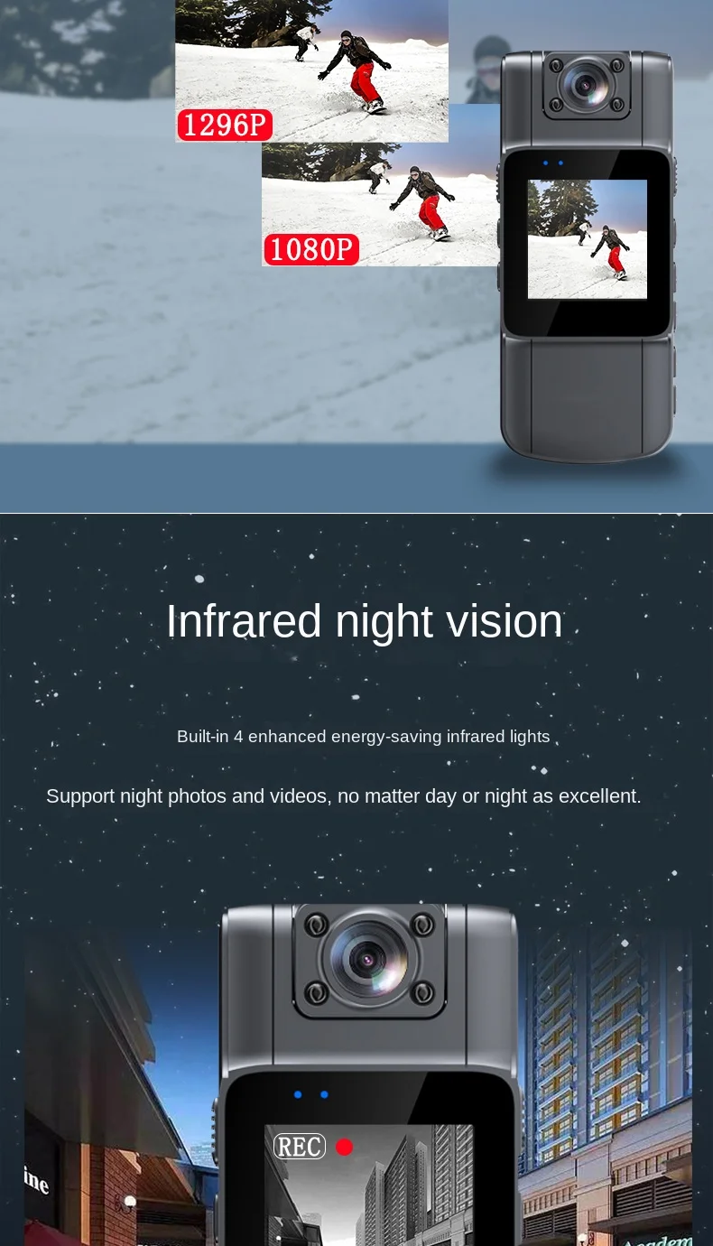 L11 Wifi LMK Action Camera - 2K Video, 1000mah Battery