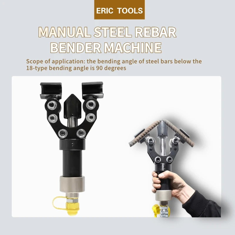 Manual Split Hydraulic Rebar Bender Machine for 10-20mm Carbon ...