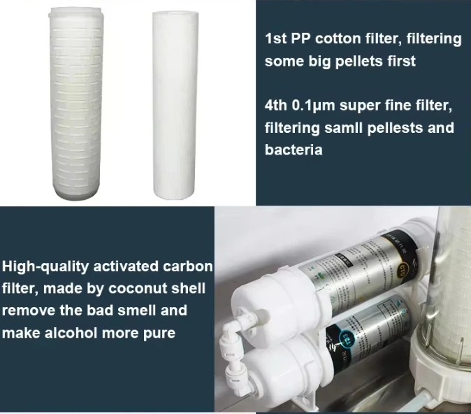 Italian Wine Filtration Sanitary Cartridge Filter Housing with New Pump ...