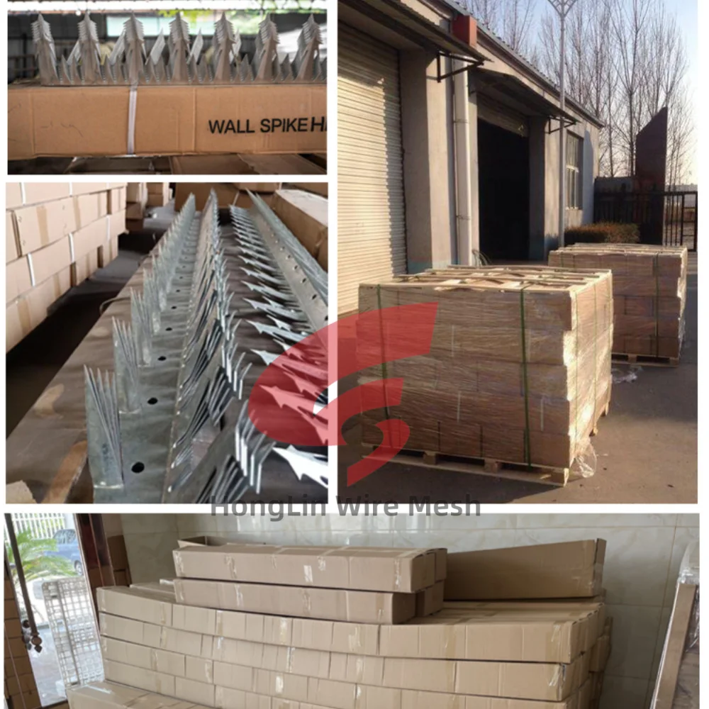 High Security Anti-Climb Galvanized Wall Spikes by HONGLIN