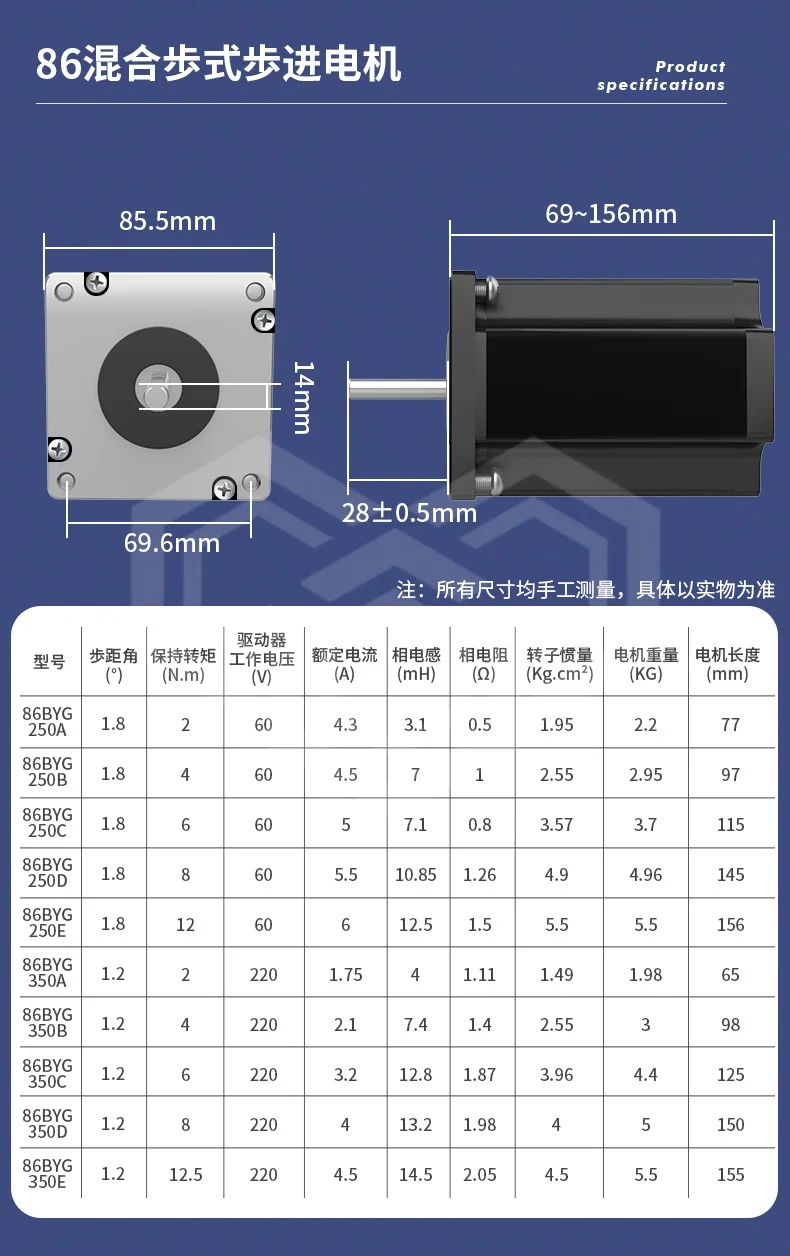 110 Stepper Motor Kit Three-phase Motor 8N 12N 16N 20N 24N + 3522 ...