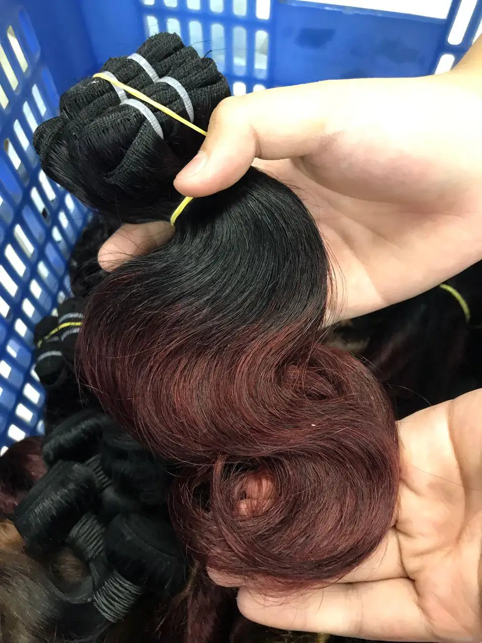 Xuchang Hair Ombre Color 35g 50g Cheap Afro Brazilian Human Hair Bundles,Perruque Hair Extention ...