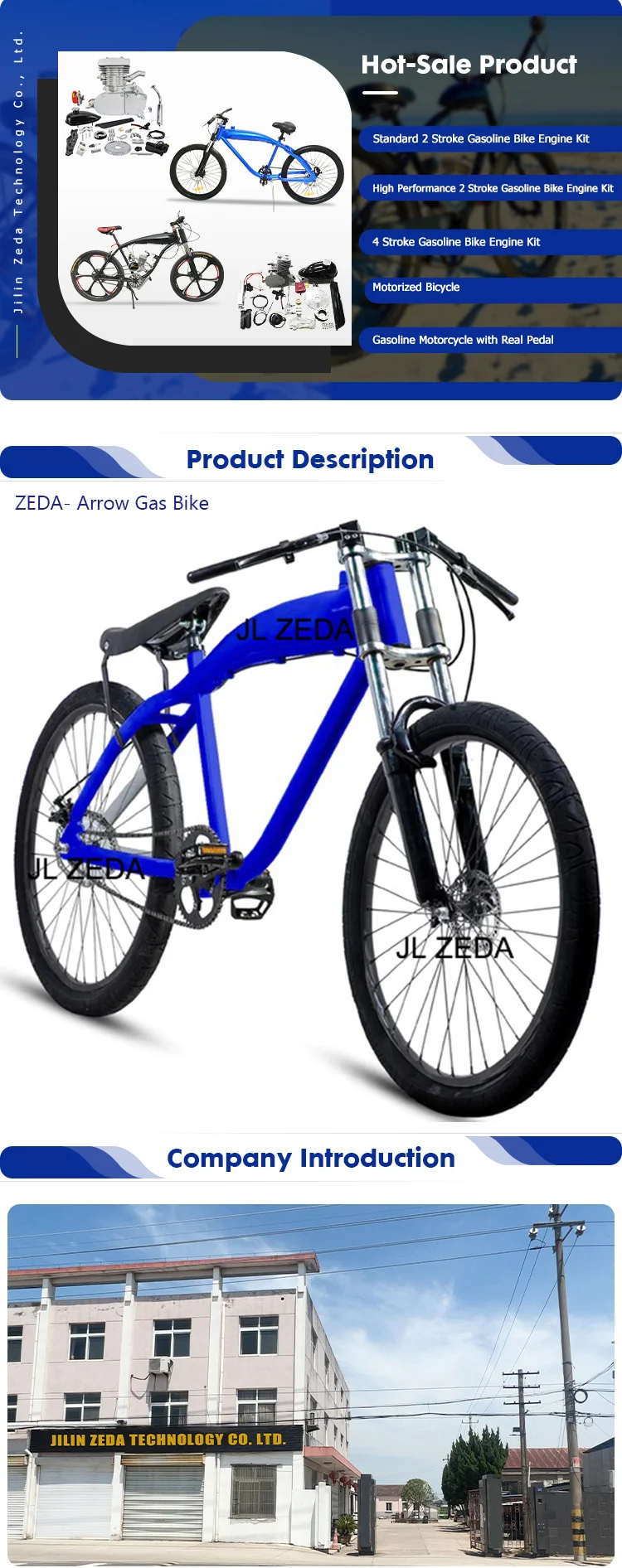 Zeda-gasarrow 2.4L Built-in Gas Tank Aluminum Alloy Frame