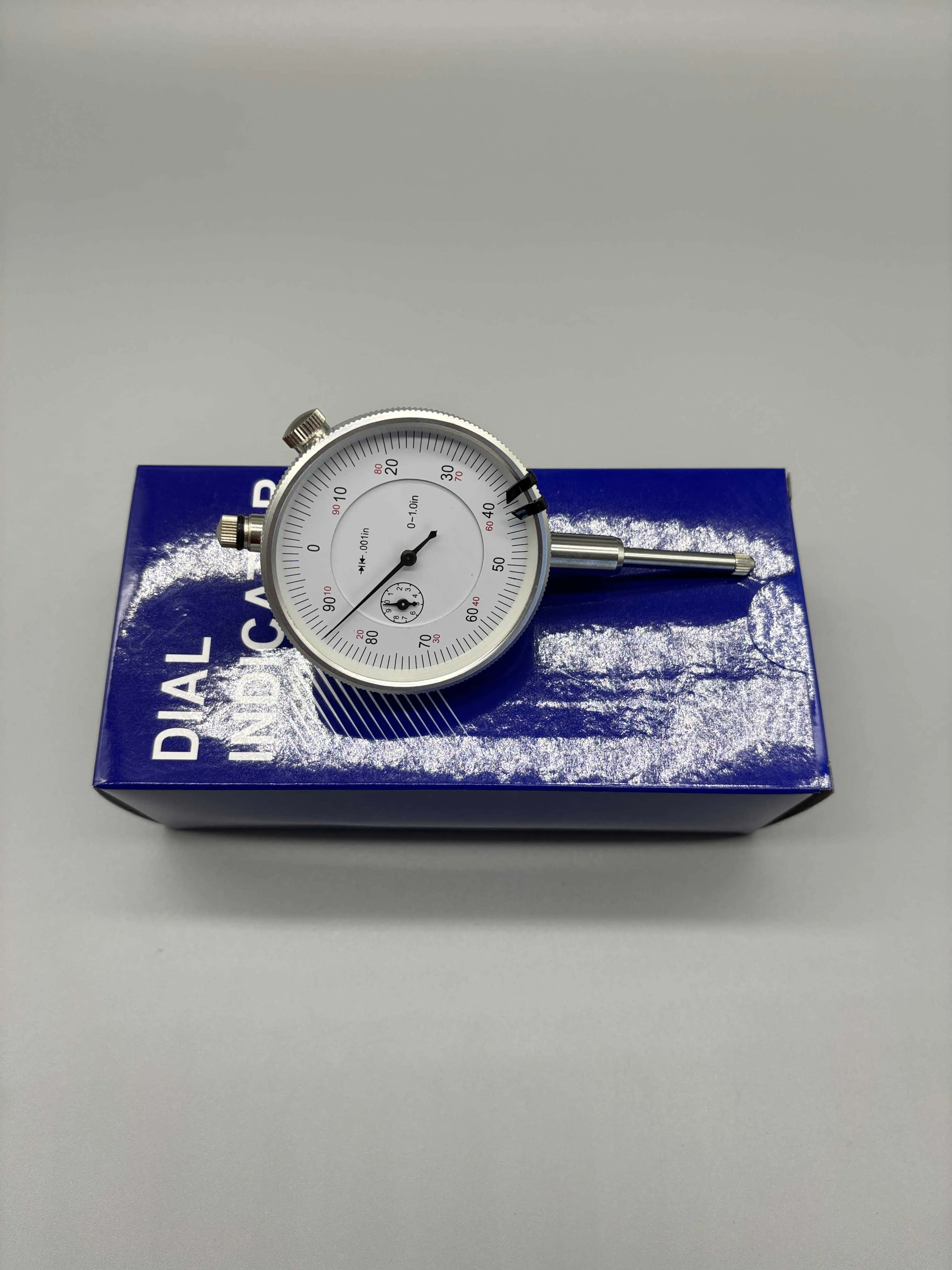 1" Dial Indicator 0.001" Graduation Travel Lug Back White Face Dial ...