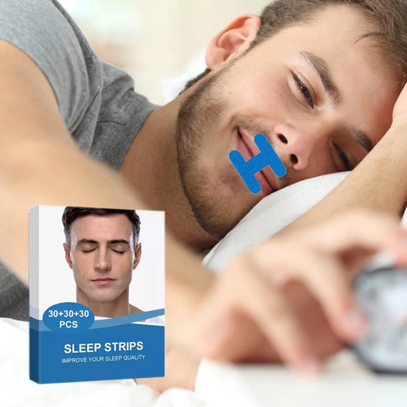 Mouth Tape For Sleeping H-shape Mouth Plasters Sleep Tape Helps Against ...
