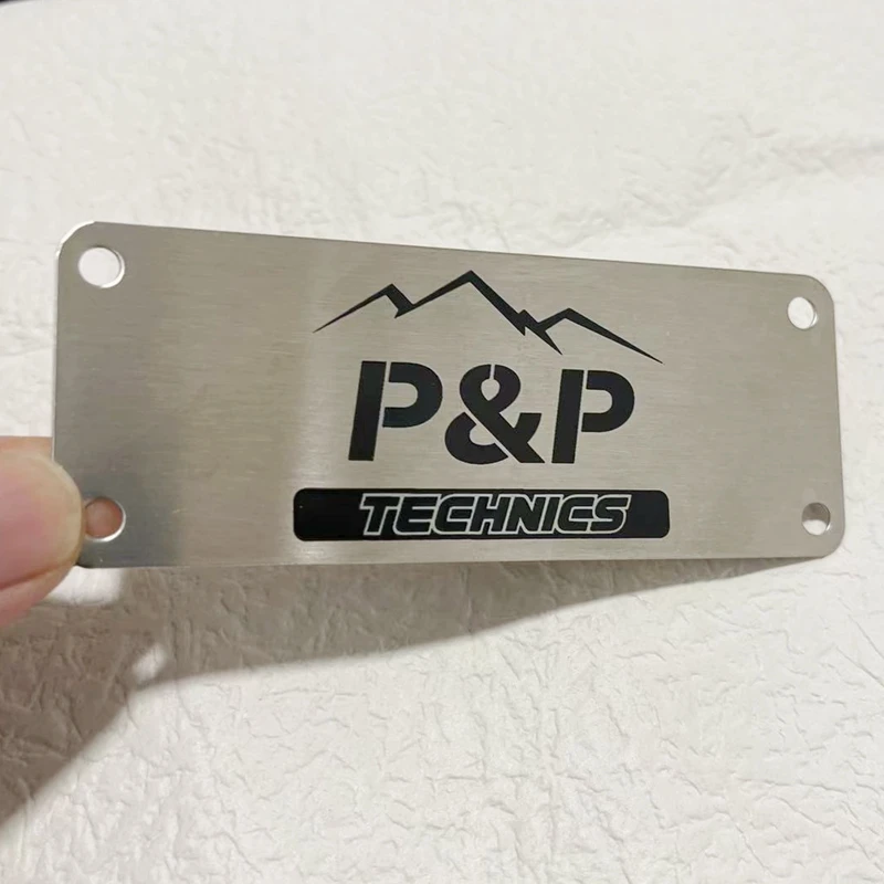 Custom 304 Stainless Steel Carved Logo Brushed Nameplate| Alibaba.com