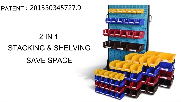 Plastic Wallpeg Pegboard Bins Part Bin Kit Hooks To Peg Board Panels ...