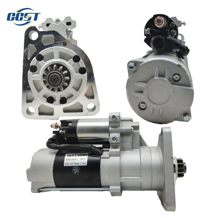 24v 12t 7.5kw Trucks Starter For Isuzu 10pc1 10pd1 10pe1 Cxz81k Engines ...