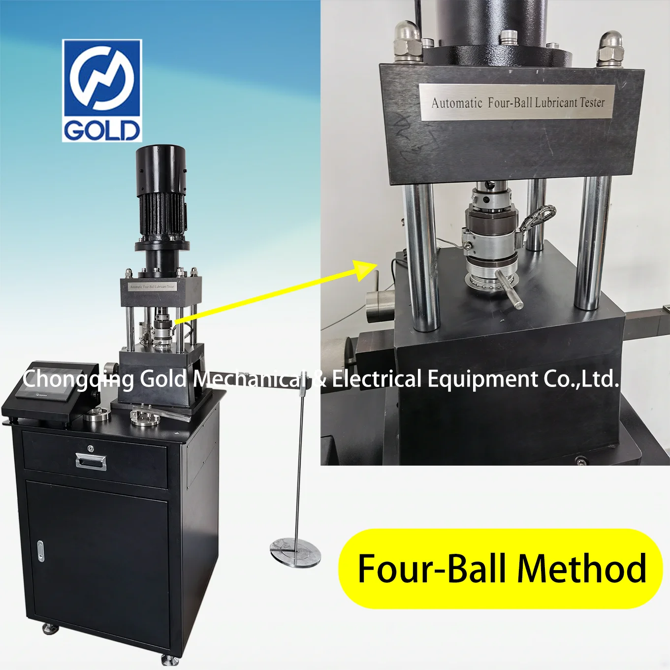 Four-ball Tribometer ASTM D2596 - Wear and Extreme Pressure Testing