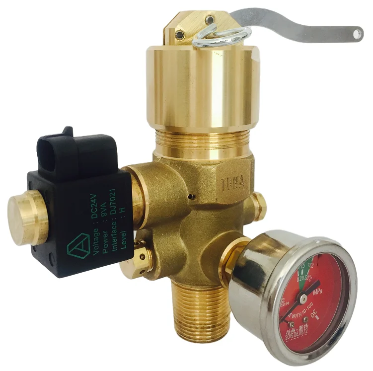 CO2 Cylinder Valve for Gas IG541 IG100 Fire Extinguishing