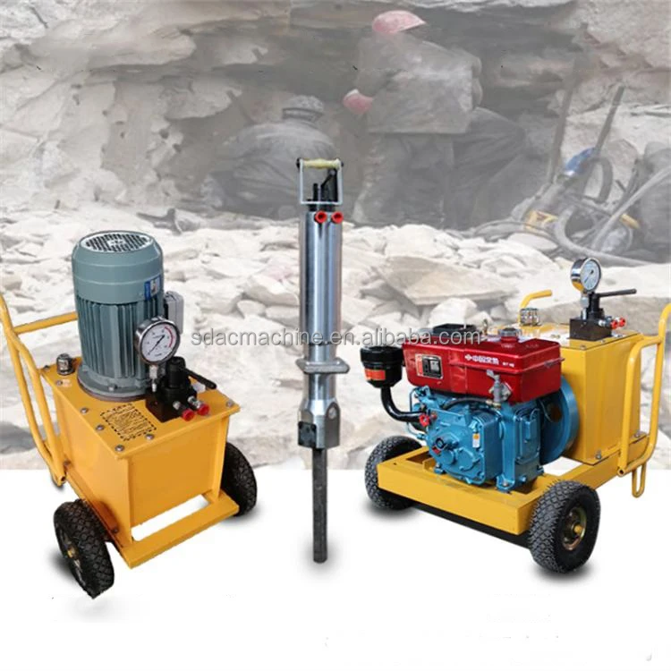 Mine Rock Electric Splitting Machine Concrete 4kw Splitting Machine ...